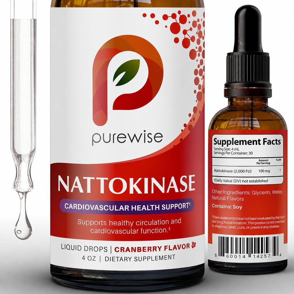 Nattokinase liquid supplement for digestion
