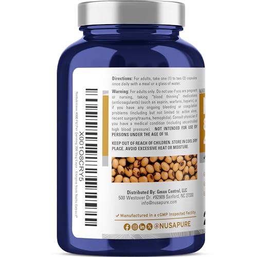 Nattokinase multivitamin for active lifestyles