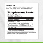 Nattokinase multivitamin for seniors health