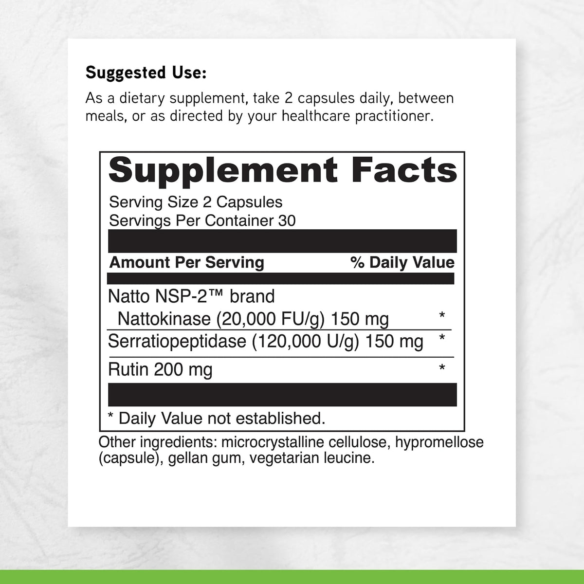 Nattokinase multivitamin for seniors health