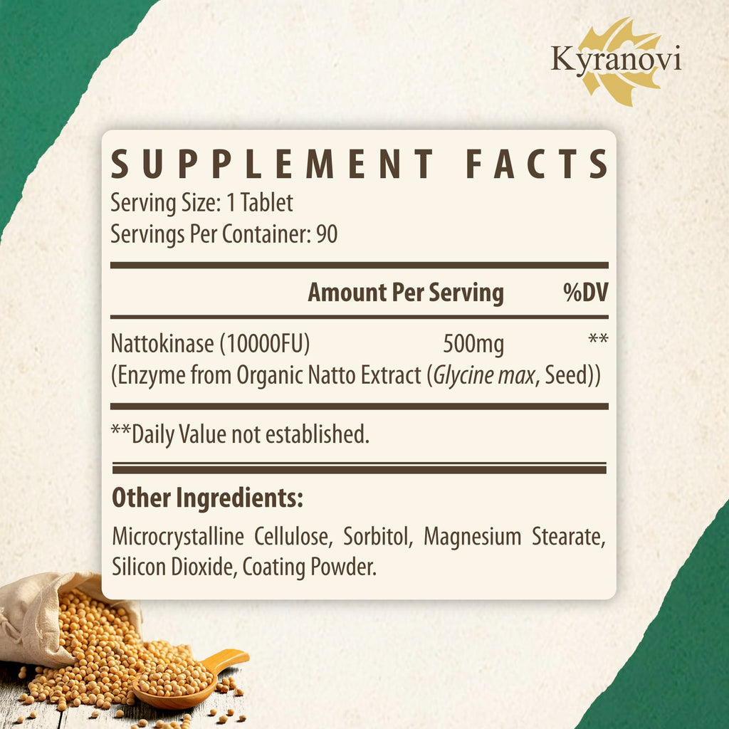 Nattokinase multivitamins for active lifestyle