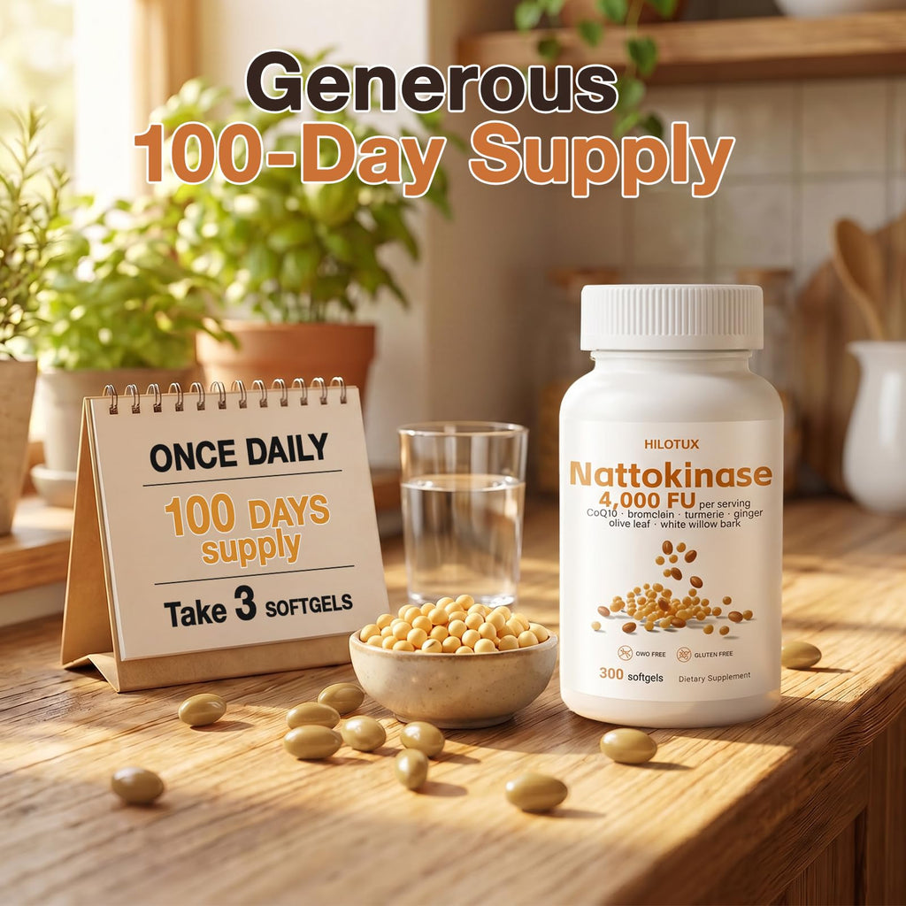 Nattokinase multivitamins for active lifestyles