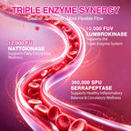 Nattokinase multivitamins for blood circulation