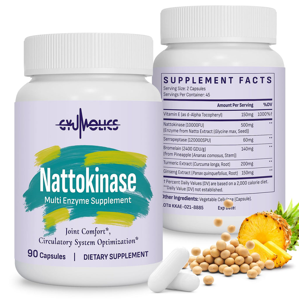 Nattokinase multivitamins for heart health