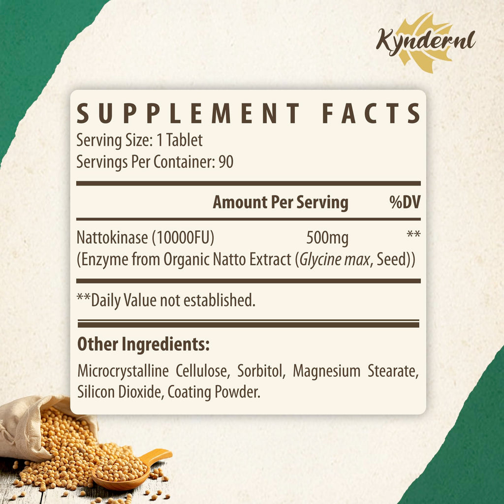 Nattokinase multivitamins for heart support