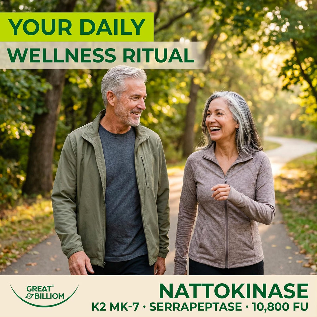 Nattokinase multivitamins for overall vitality