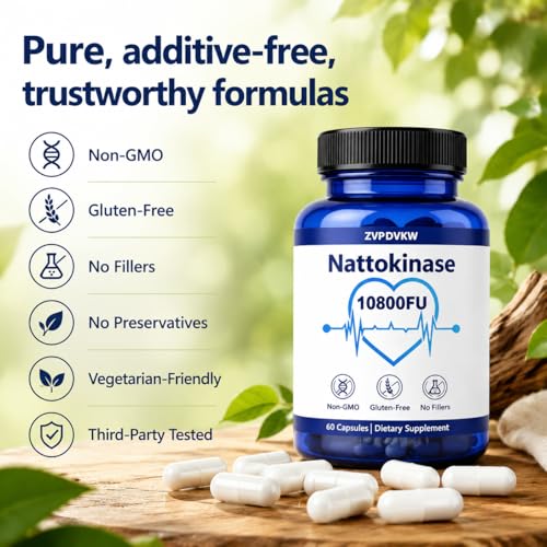 Nattokinase natural enzyme supplement