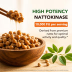 Nattokinase natural enzyme supplement