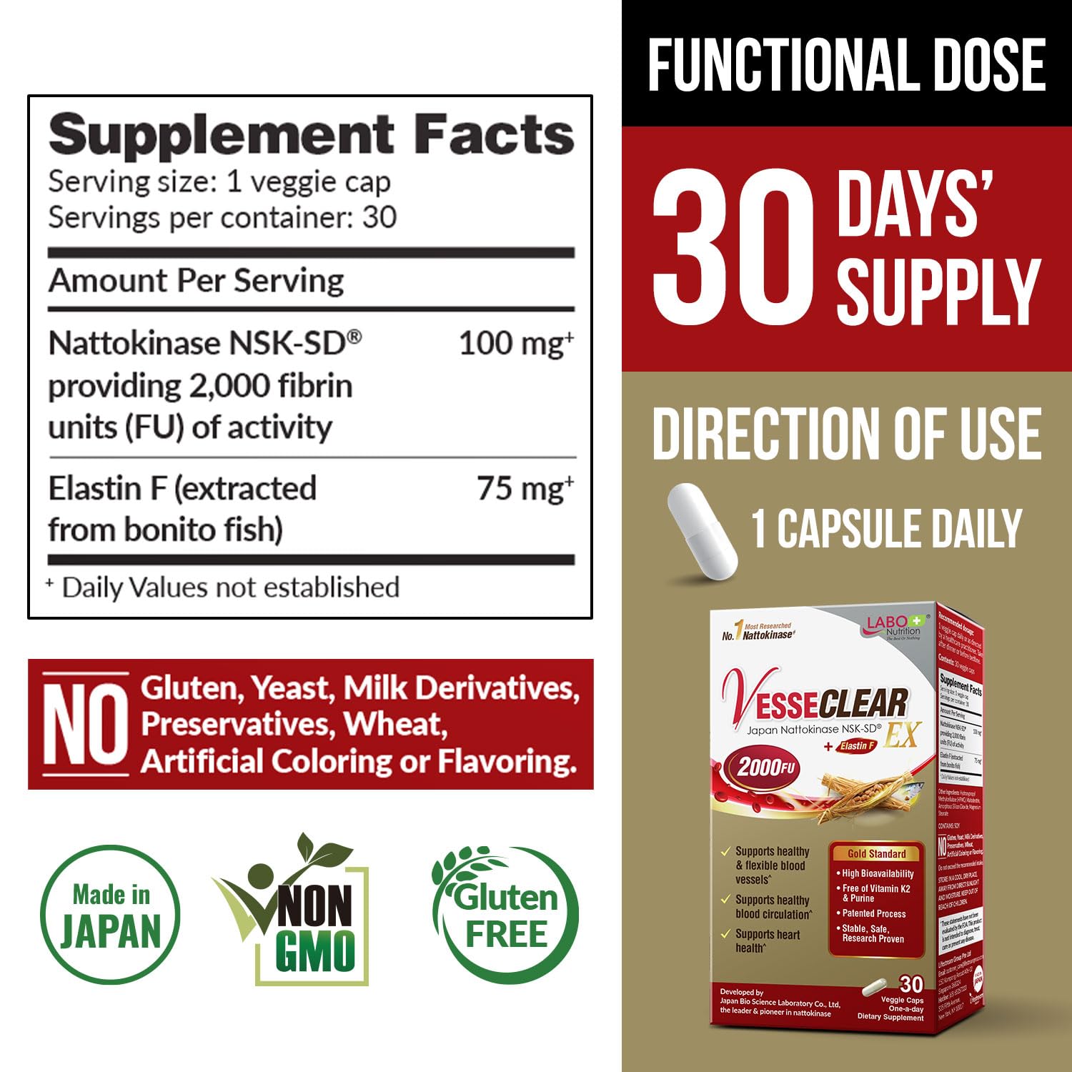 Nattokinase NSK-SD digestive support