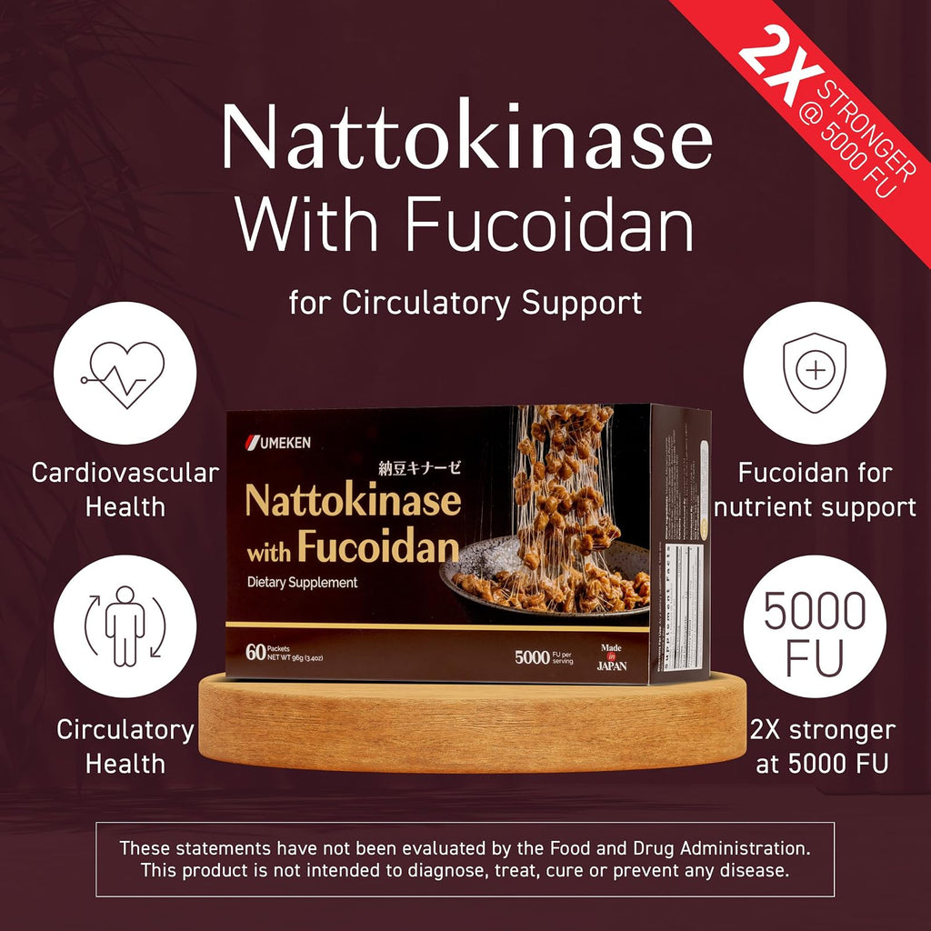 Nattokinase Plus Fucoidan immune support capsules