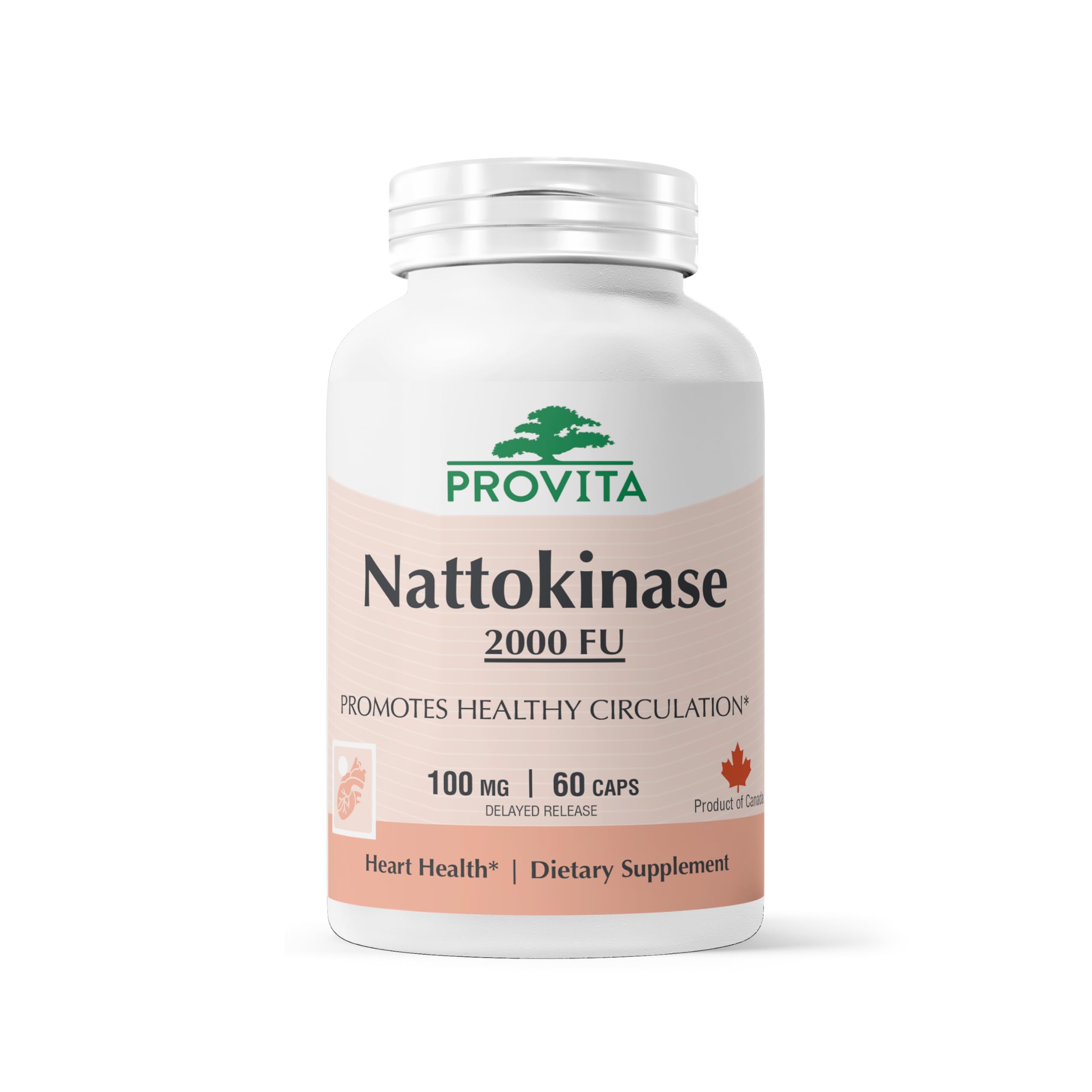 Nattokinase supplement for heart health