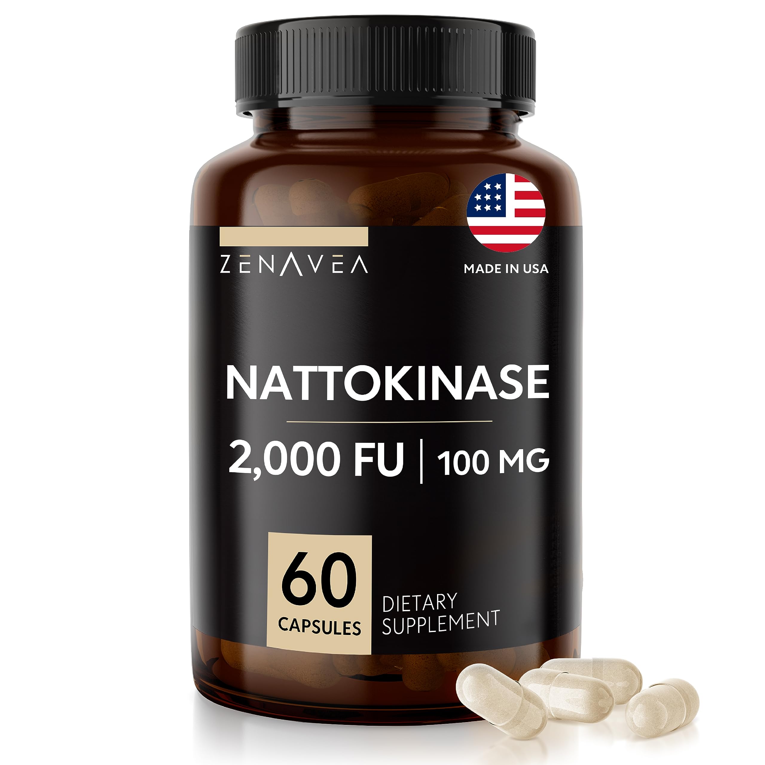 Nattokinase supplement for heart health