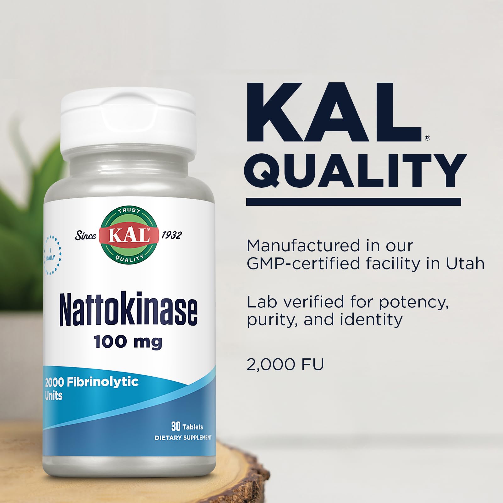 Nattokinase tablets for gut support