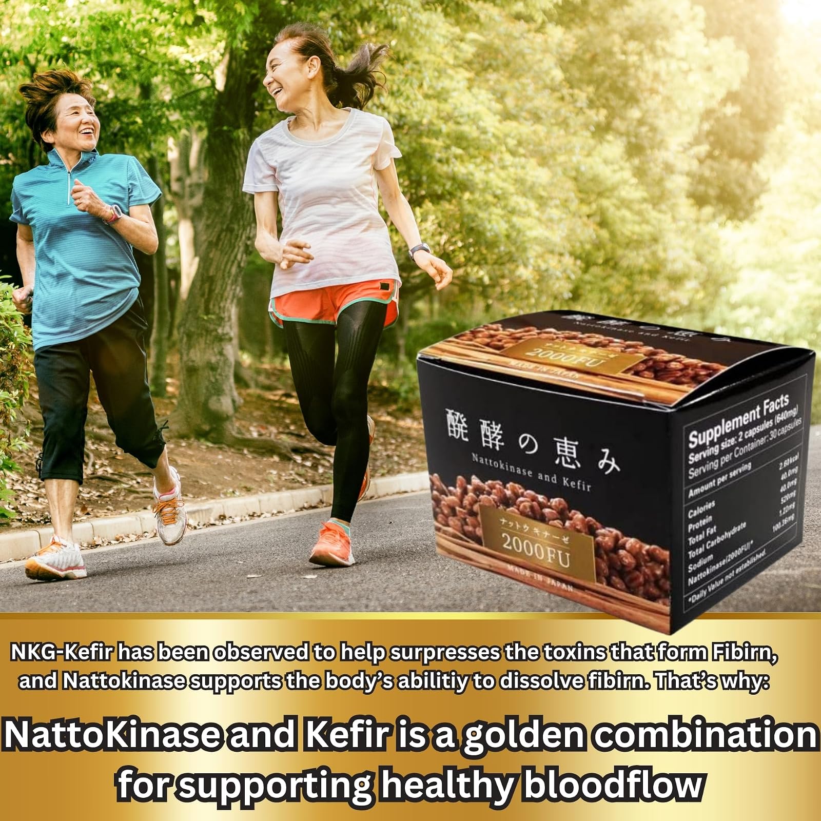 Nattokinase whole food multivitamin capsules