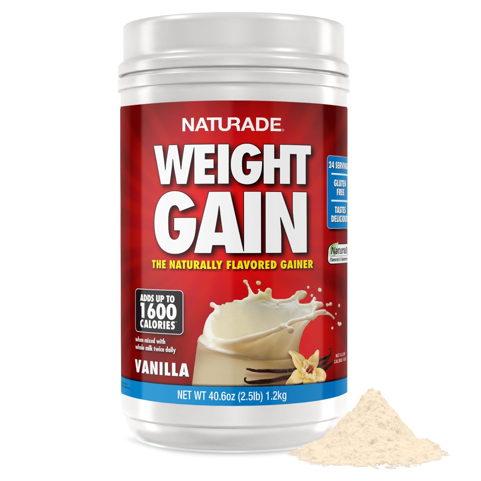 naturade weight gainers vanilla flavour