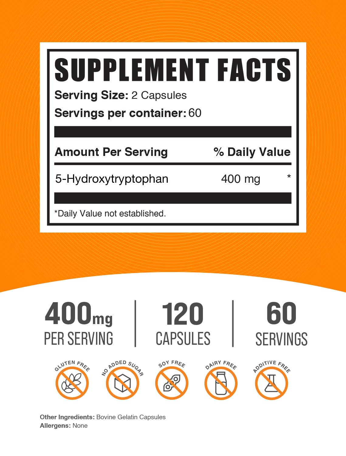 natural 5-HTP supplement for relaxation