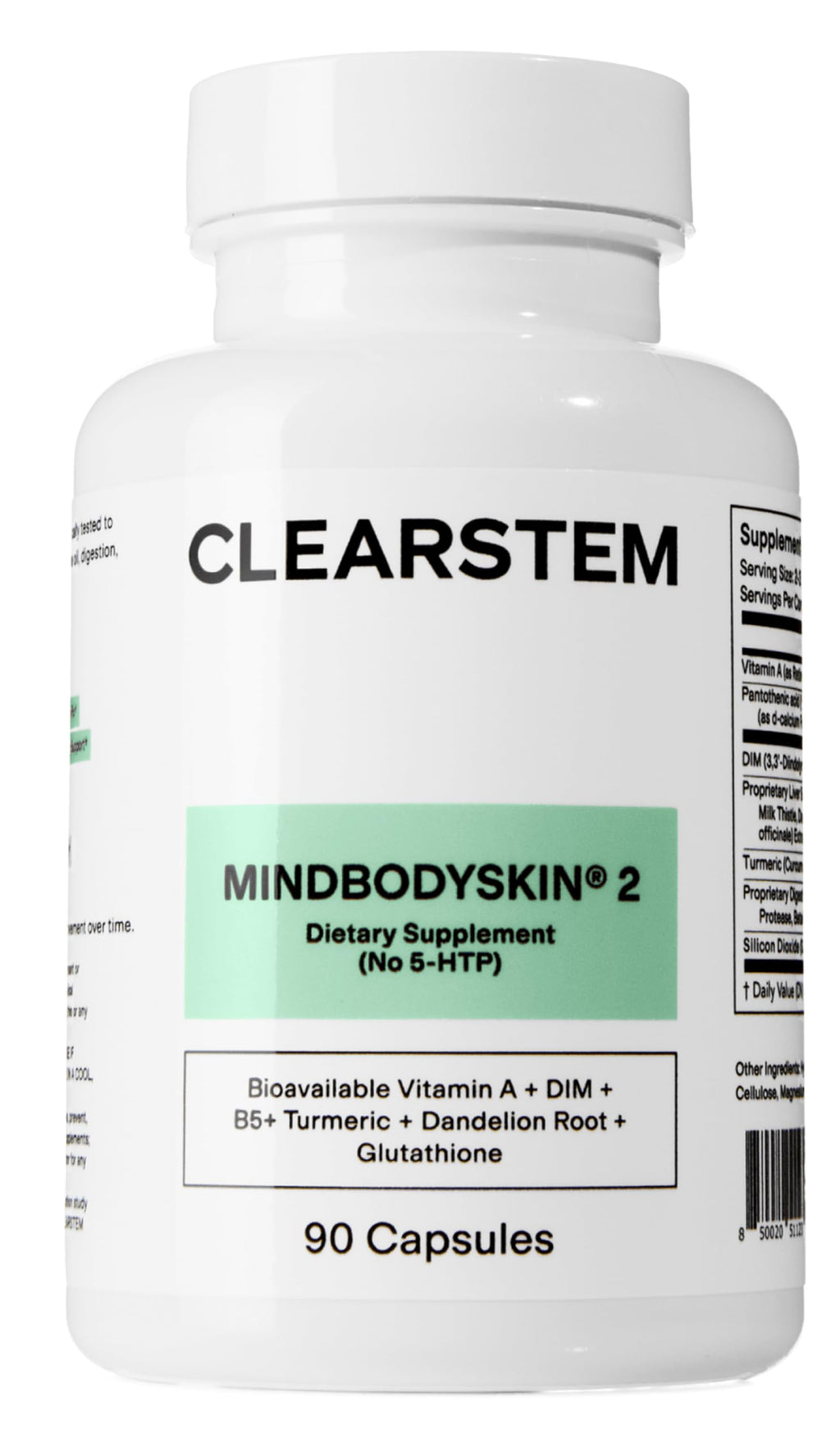 Natural 5-HTP vitamins for skin health