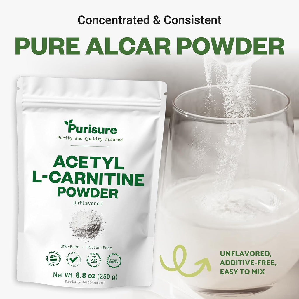 Natural acetyl l-carnitine for focus