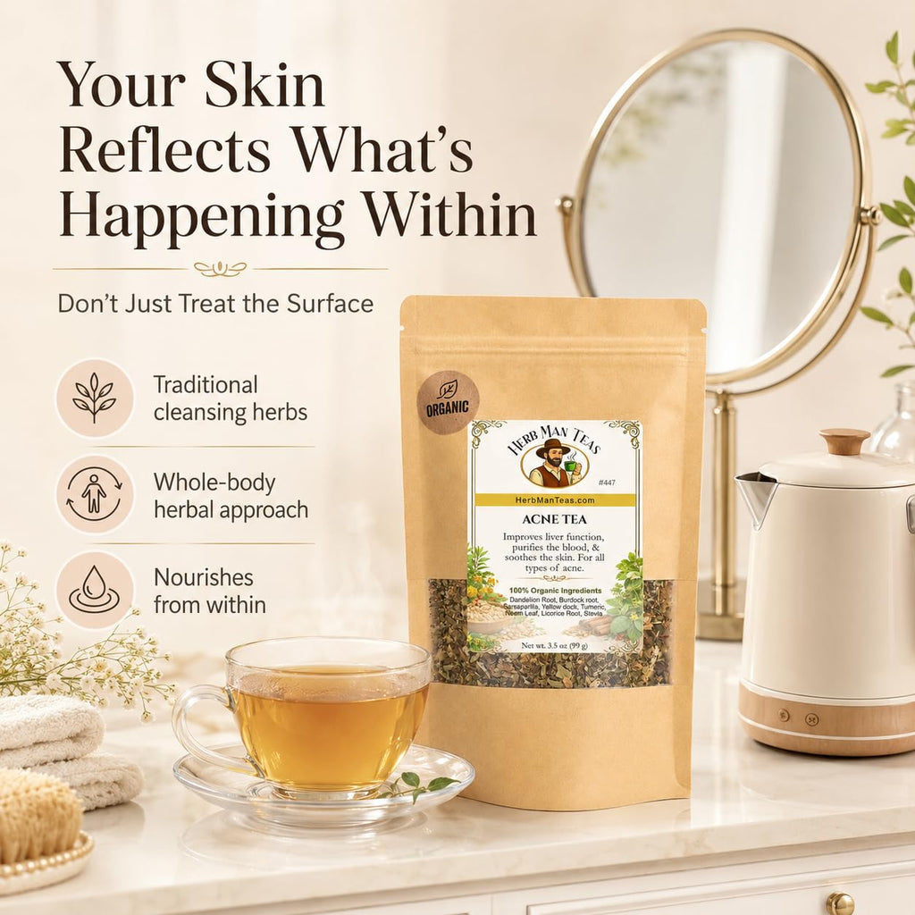 natural acne-fighting tea blend