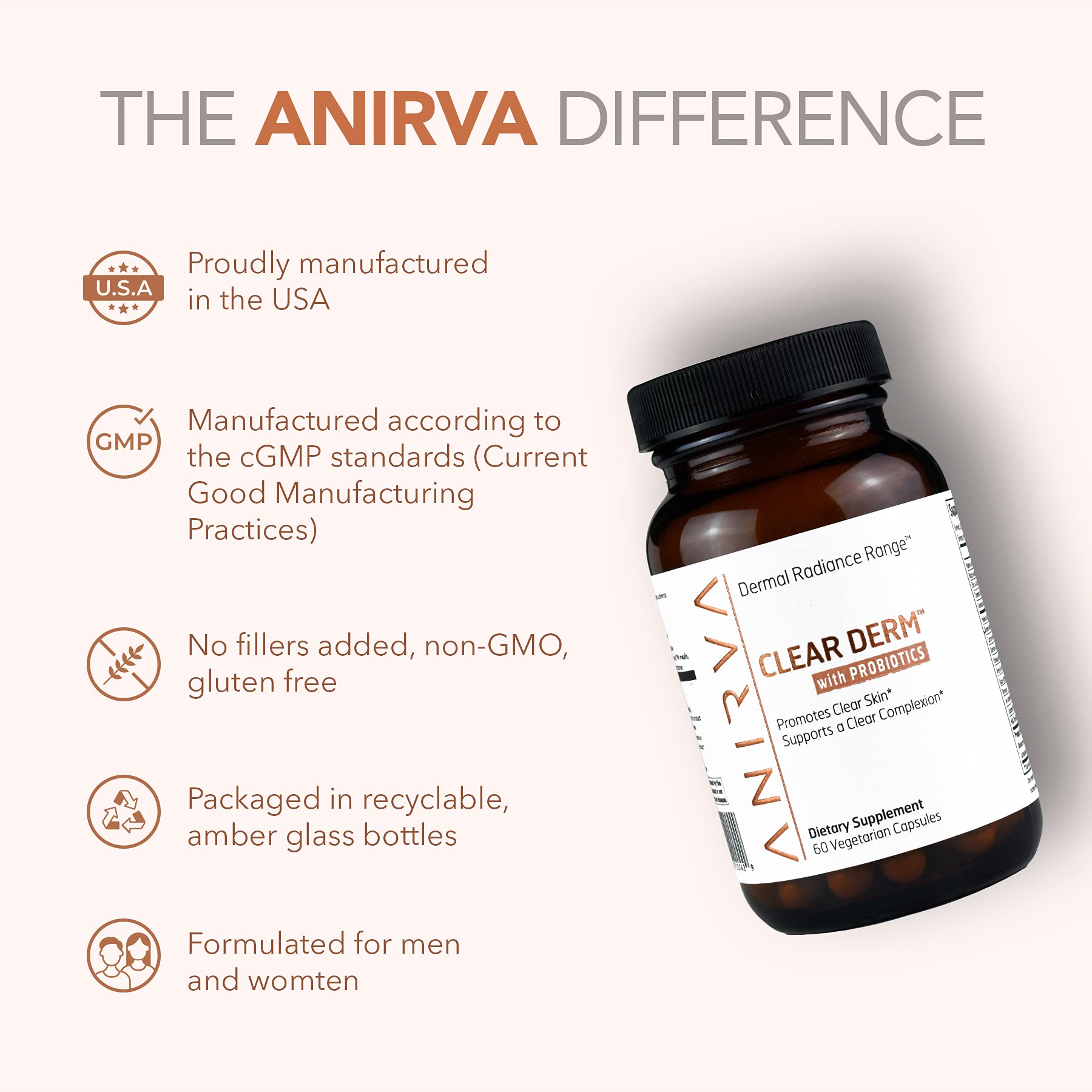 Natural acne solution with zinc