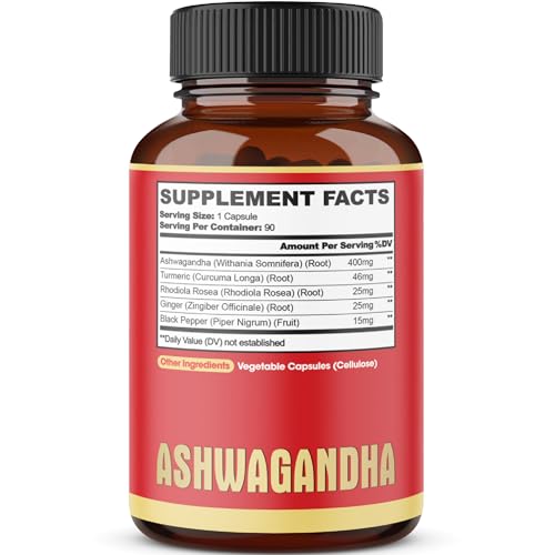 natural adaptogen ashwagandha capsules