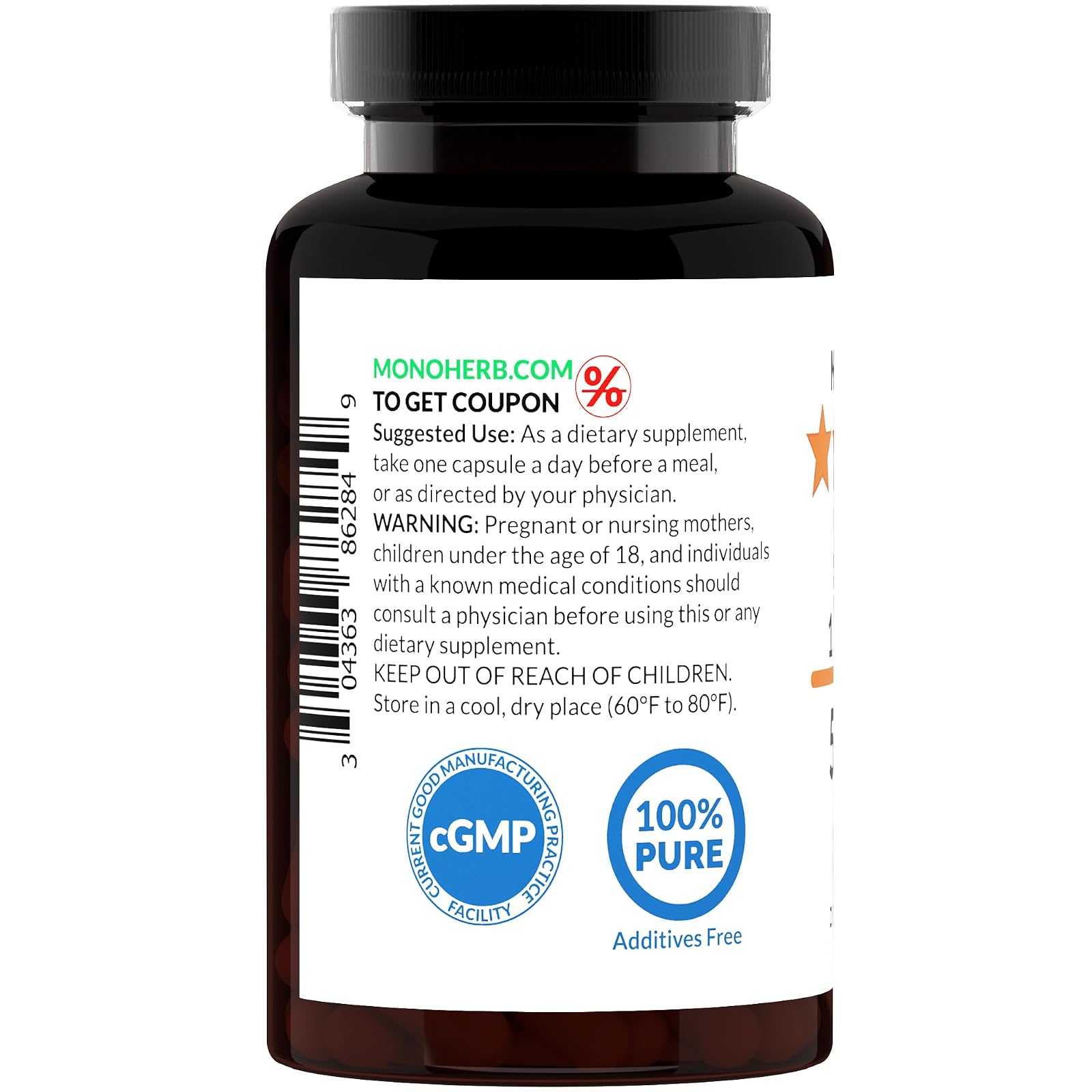Natural adaptogen Enoki mushroom supplement