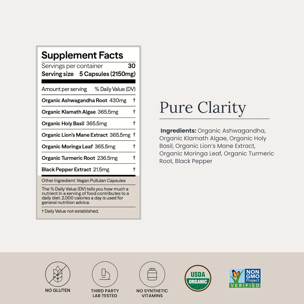 Natural adaptogen for stress relief
