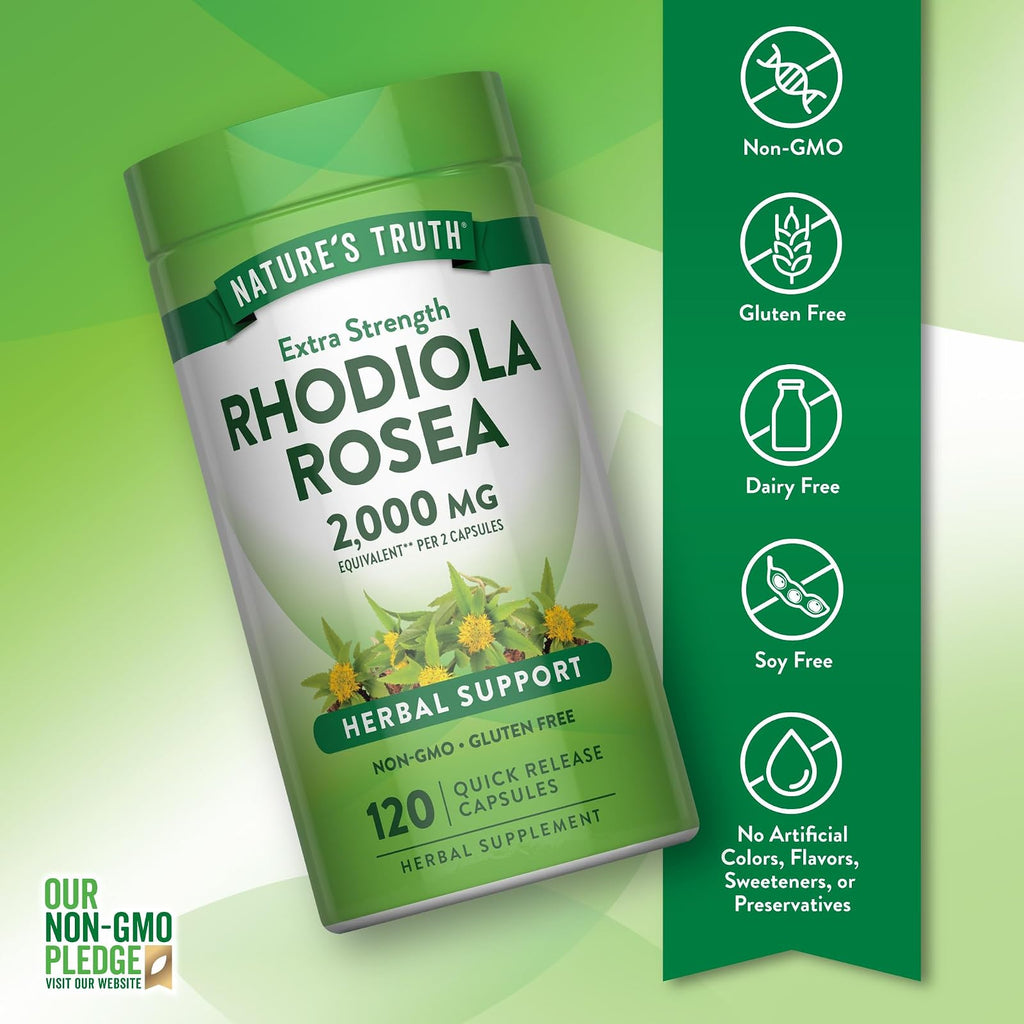 natural adaptogen rhodiola rosea benefits