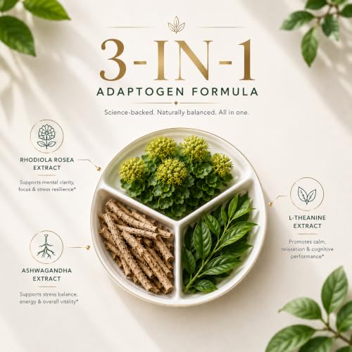 Natural adaptogen Rhodiola Rosea supplement