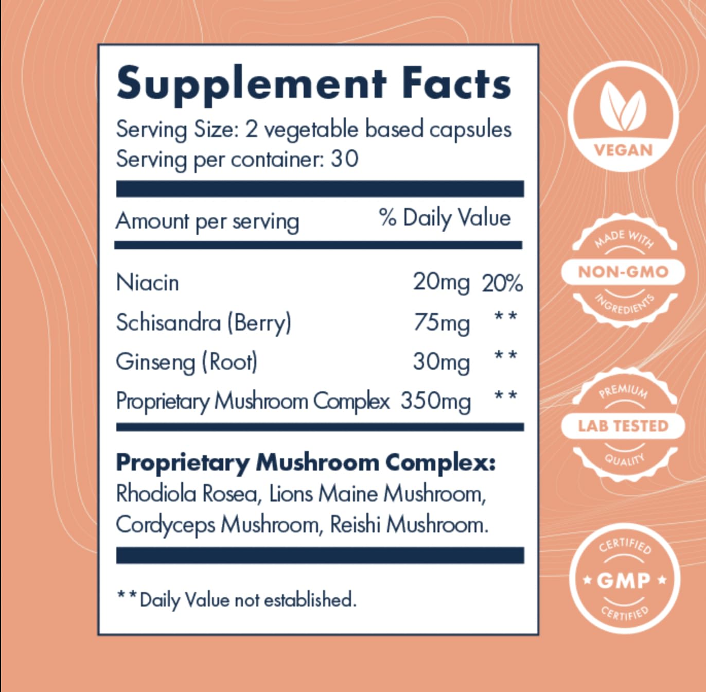 Natural adaptogens for daily vitality