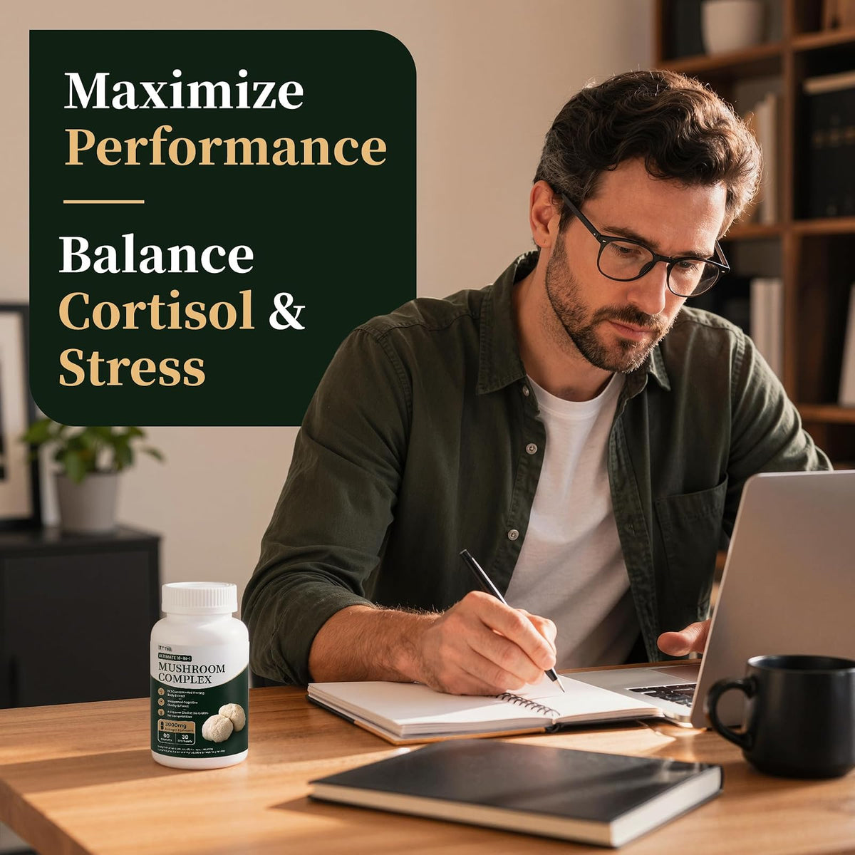 Natural adaptogens for stress relief