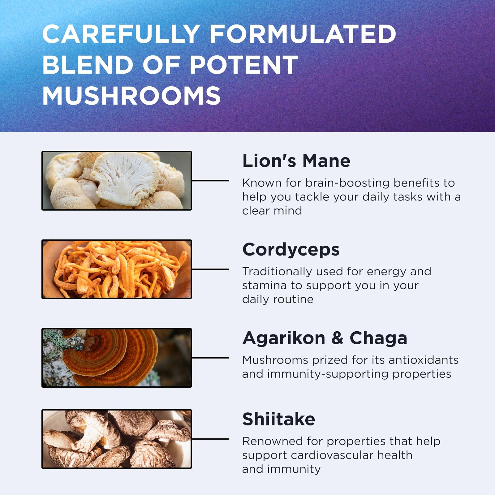 Natural adaptogens for stress relief