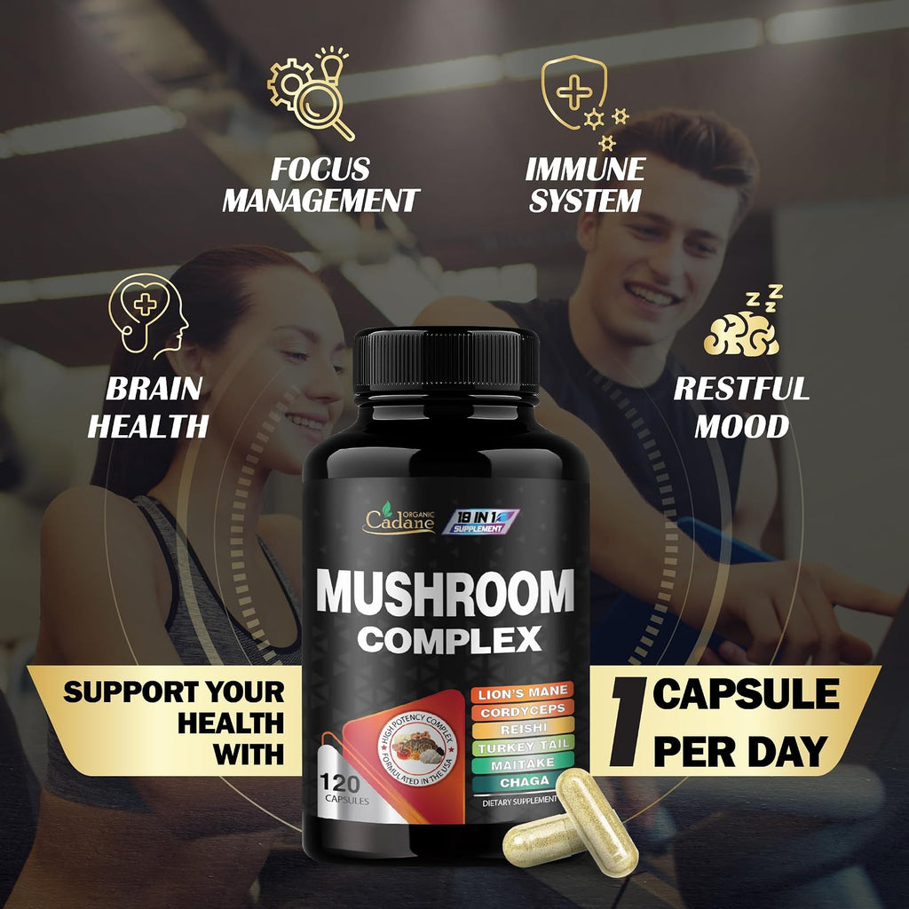 Natural adaptogens in Cadane mushrooms