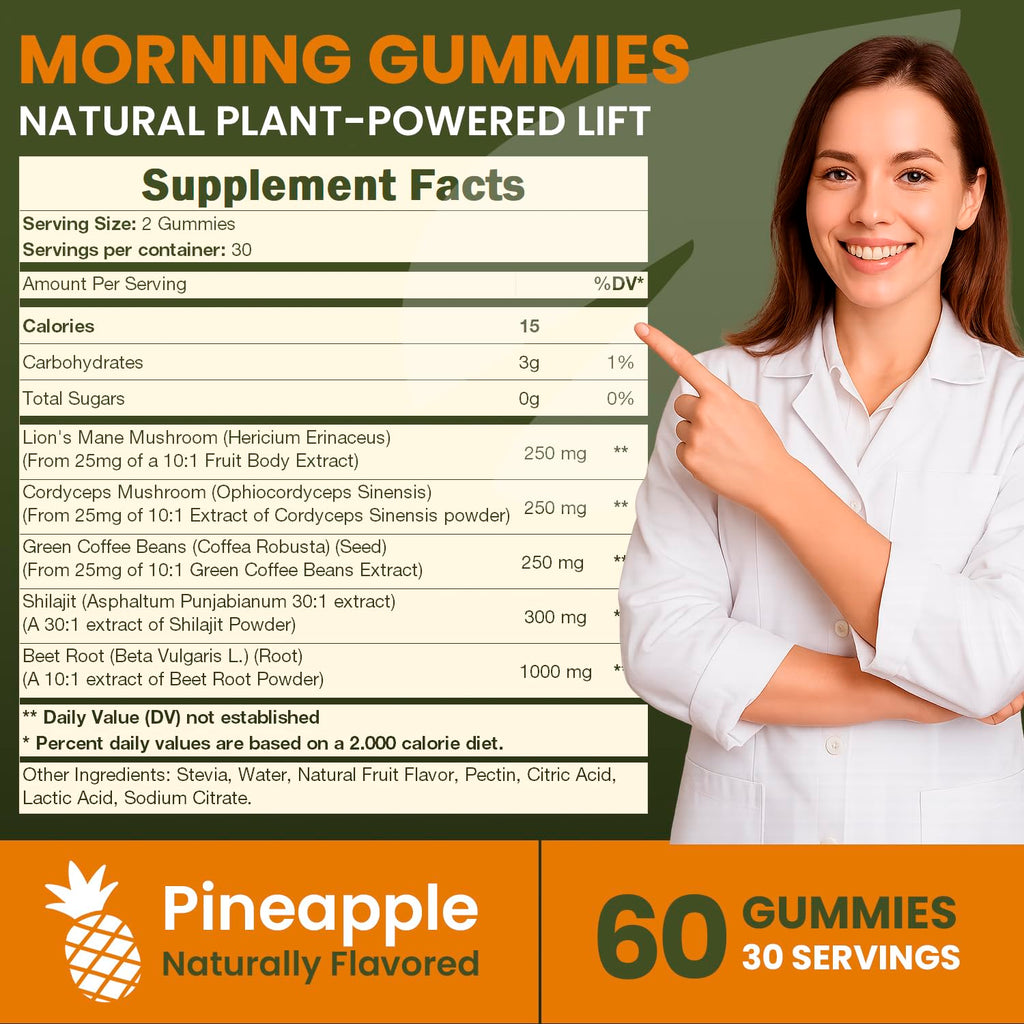 Natural adaptogens in gummy form