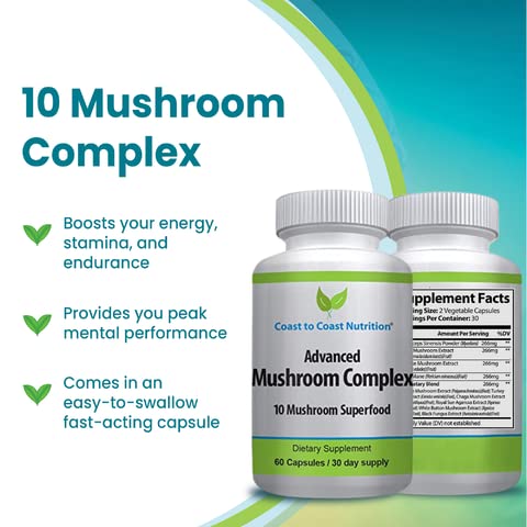 Natural adaptogens in mushroom complex