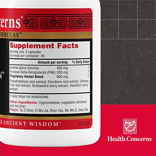 Natural adrenal extract for energy