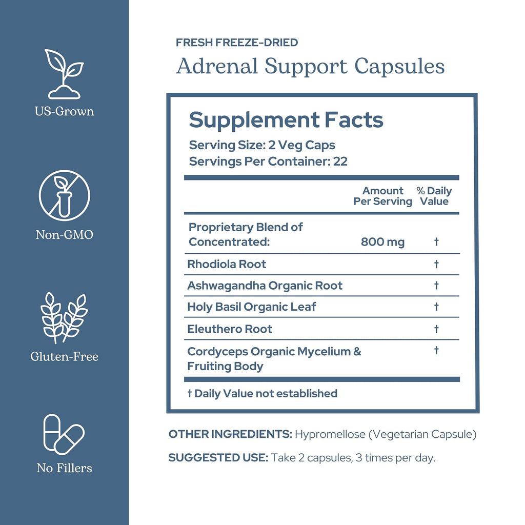 natural adrenal extract for energy