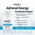 Natural adrenal support supplement