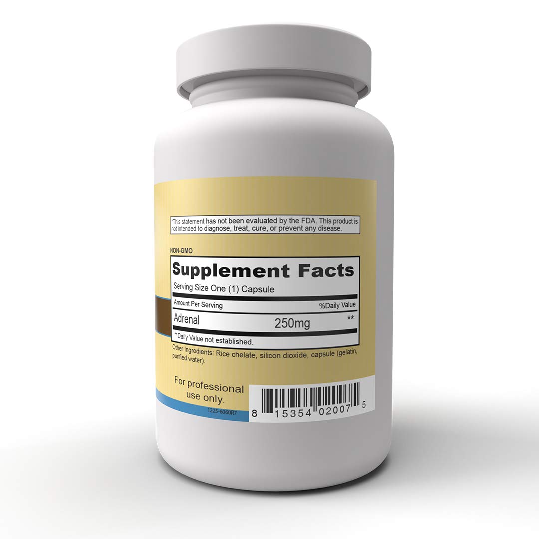 Natural adrenal support supplement