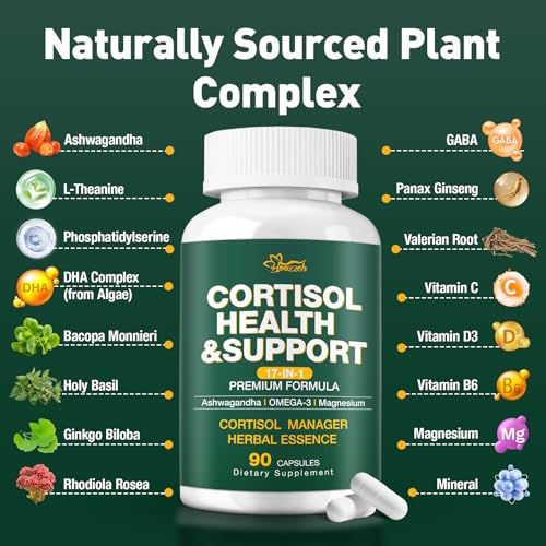 Natural adrenal support supplement