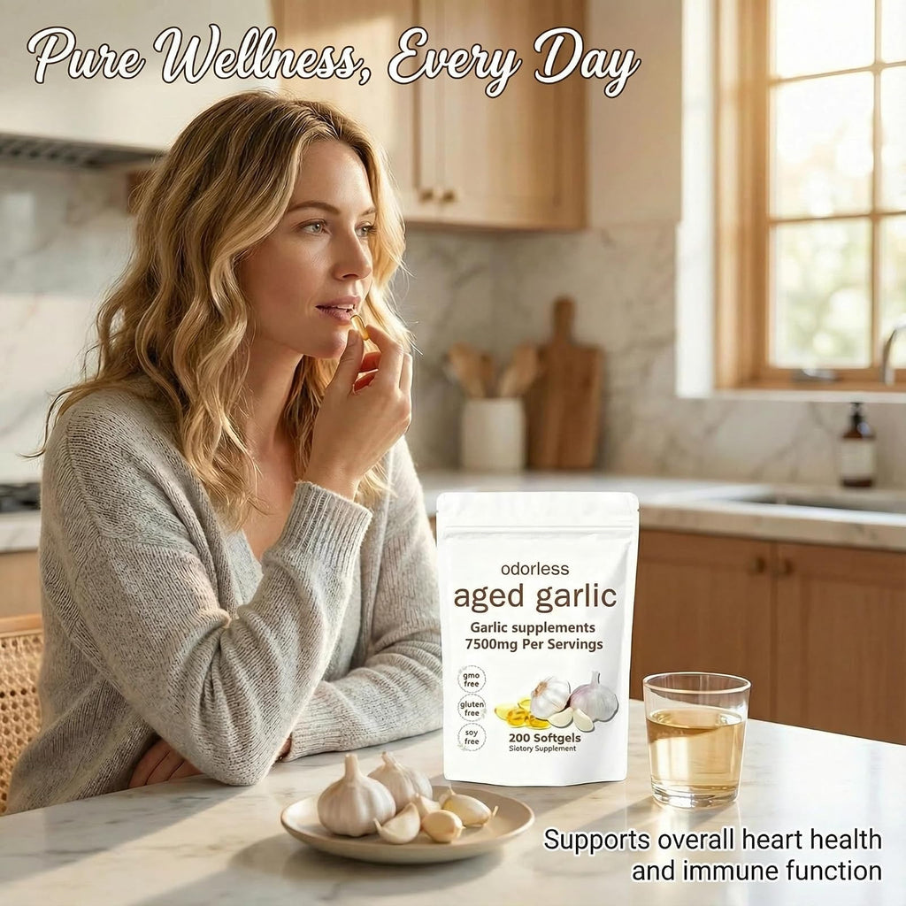 natural aged garlic extract for wellness