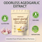 Natural aged garlic extract supplement