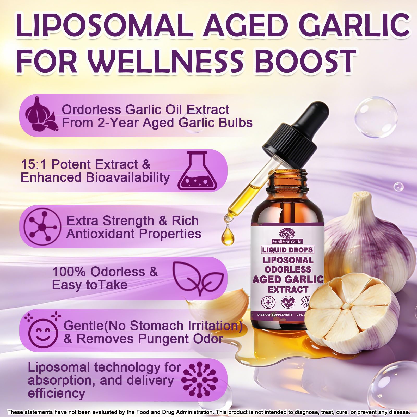 natural aged garlic for detox support
