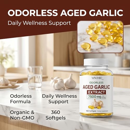 natural aged garlic supplement 1000 mg