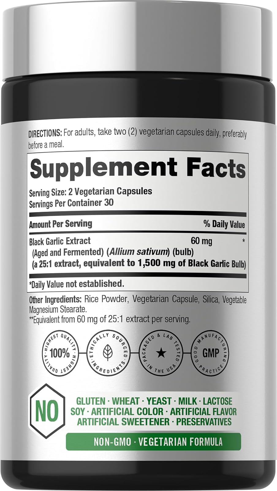 natural aged garlic supplement