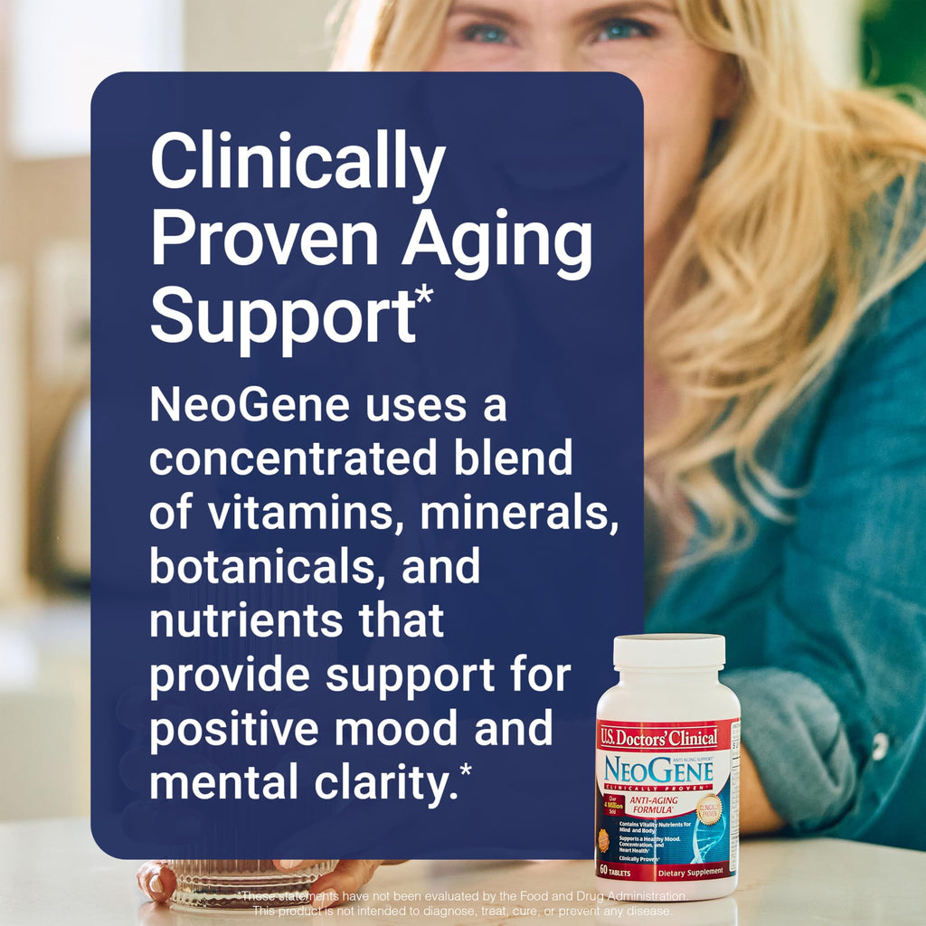 natural aging support with blended vitamins