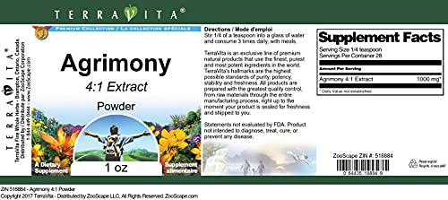 Natural Agrimony powder for immune support