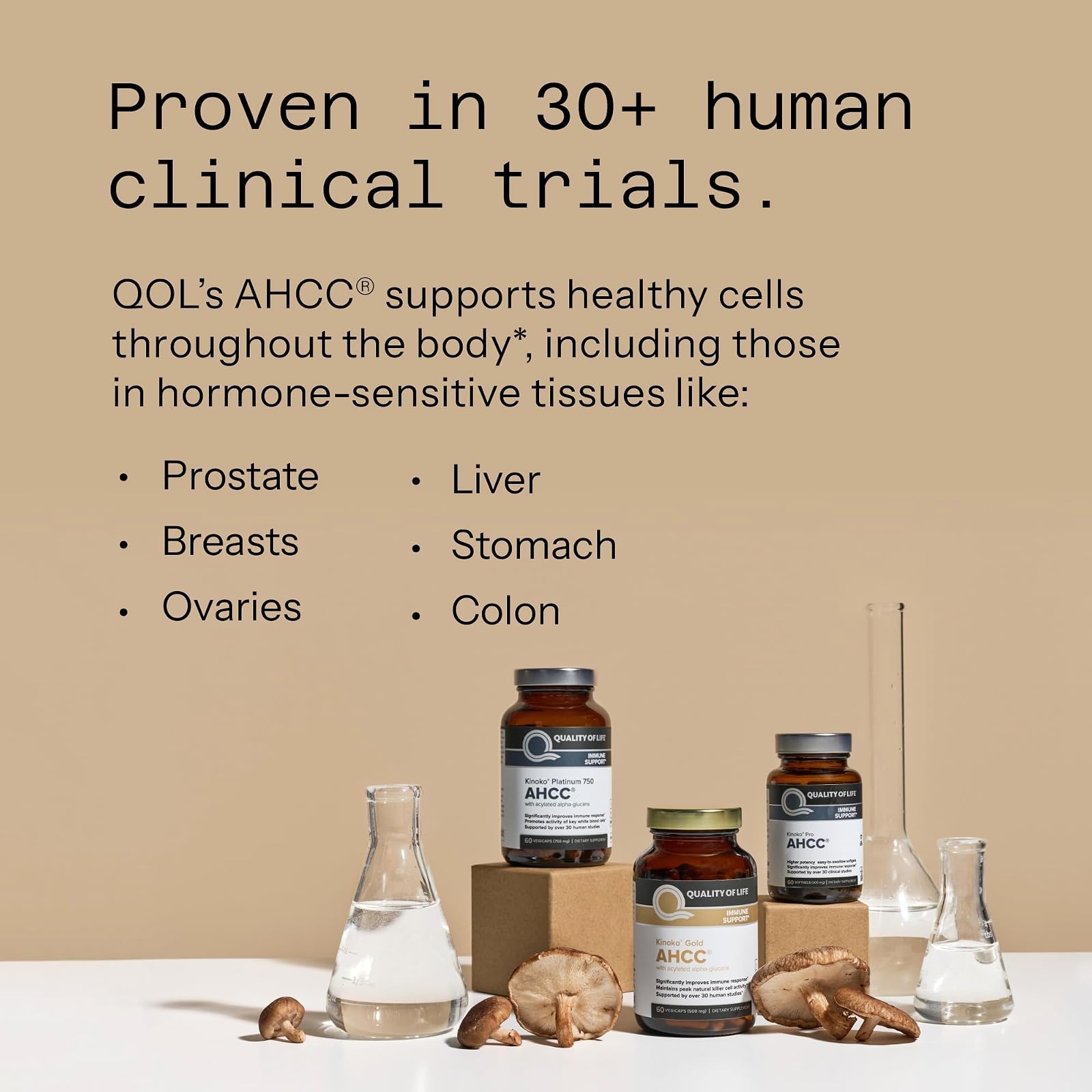 Natural AHCC for vitality boost
