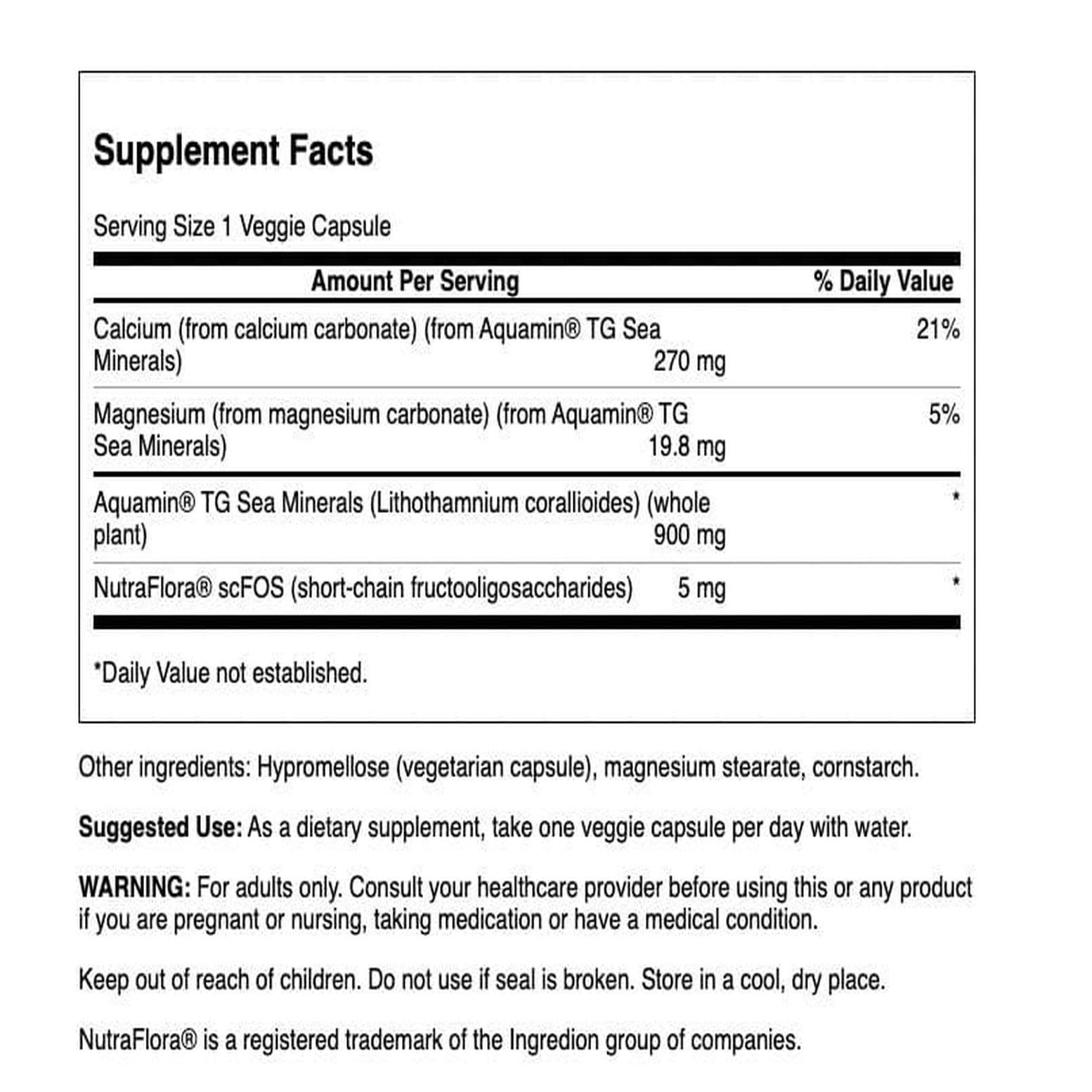 natural algae-based vitamin source