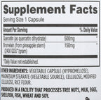 Natural allergy relief Quercetin capsules